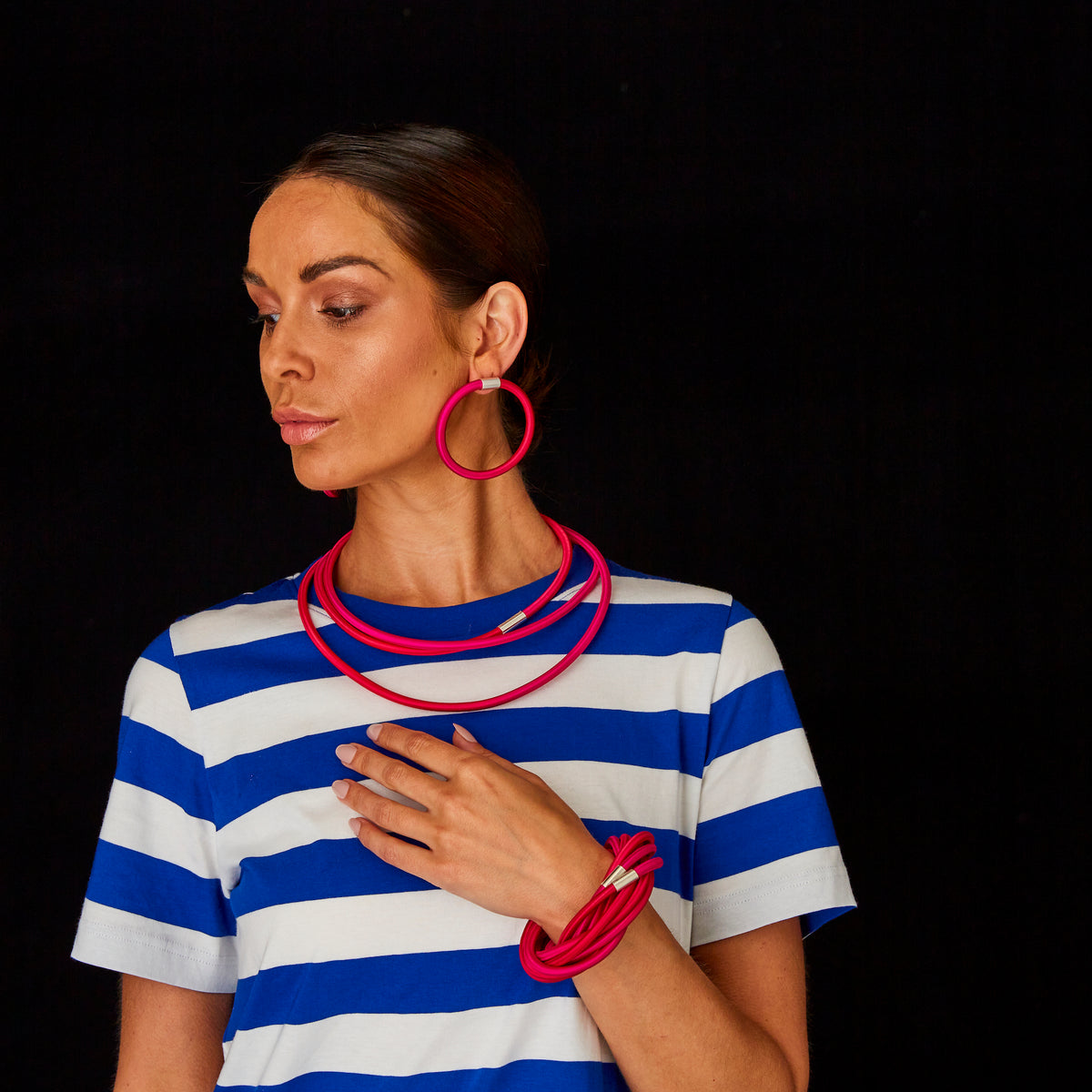 Chunky String Necklace by Gilly Langton