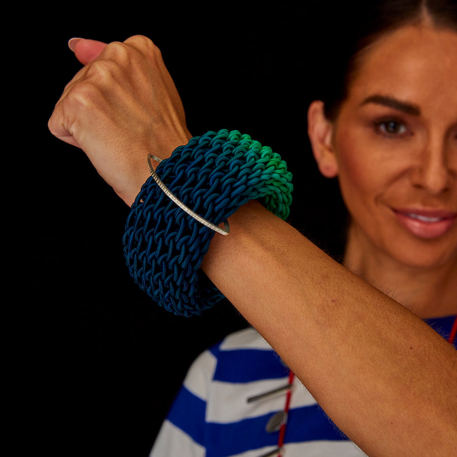 Tug Cog Cuff by Gilly Langton