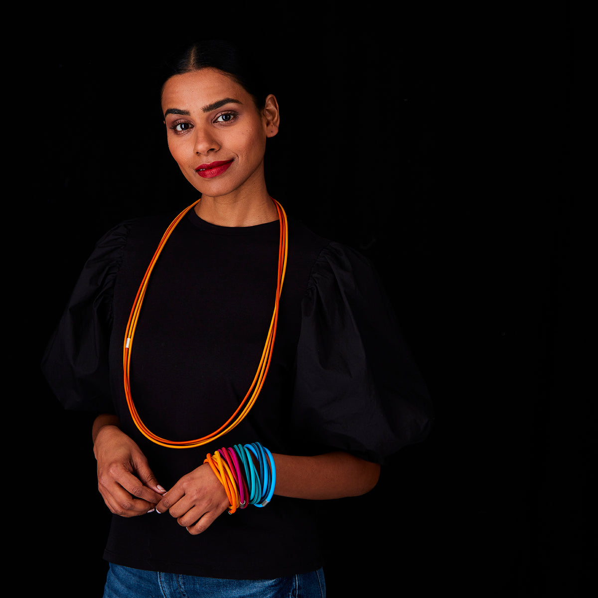 Super String Necklace by Gilly Langton